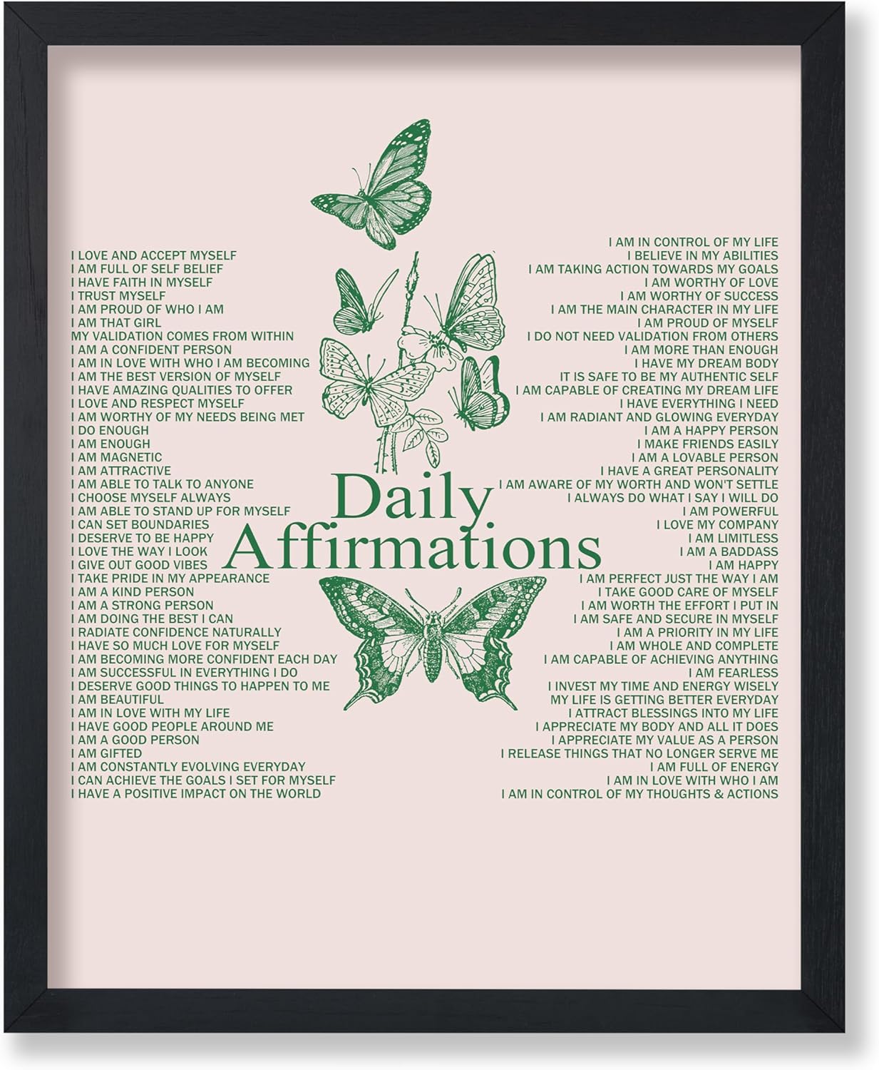 Amazon.com: Poster Master Daily Affirmations Poster - Motivational ...