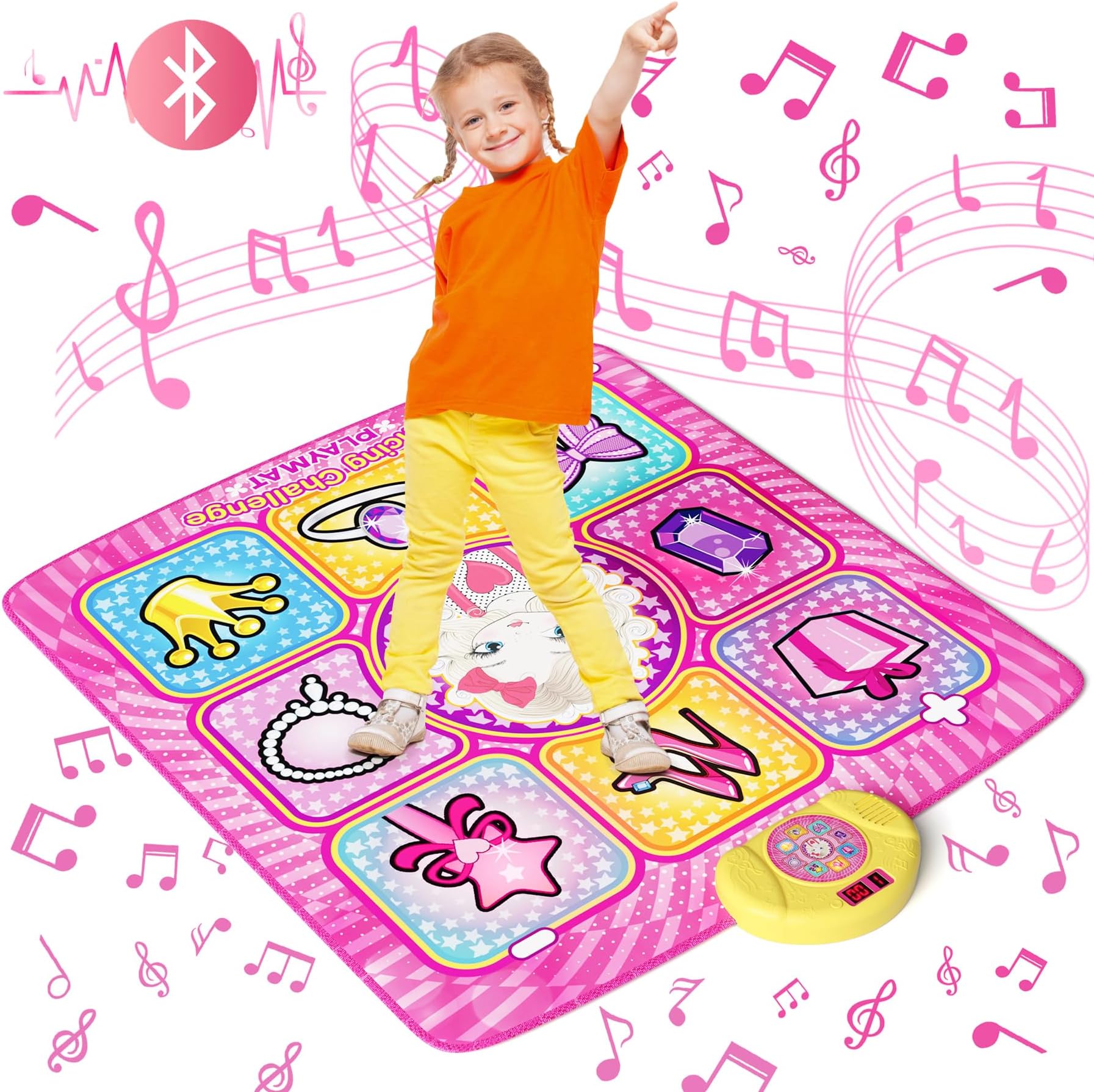 Amazon.com: Bewinner Dance Pad for Kids Adults Non-Slip Durable Wear ...