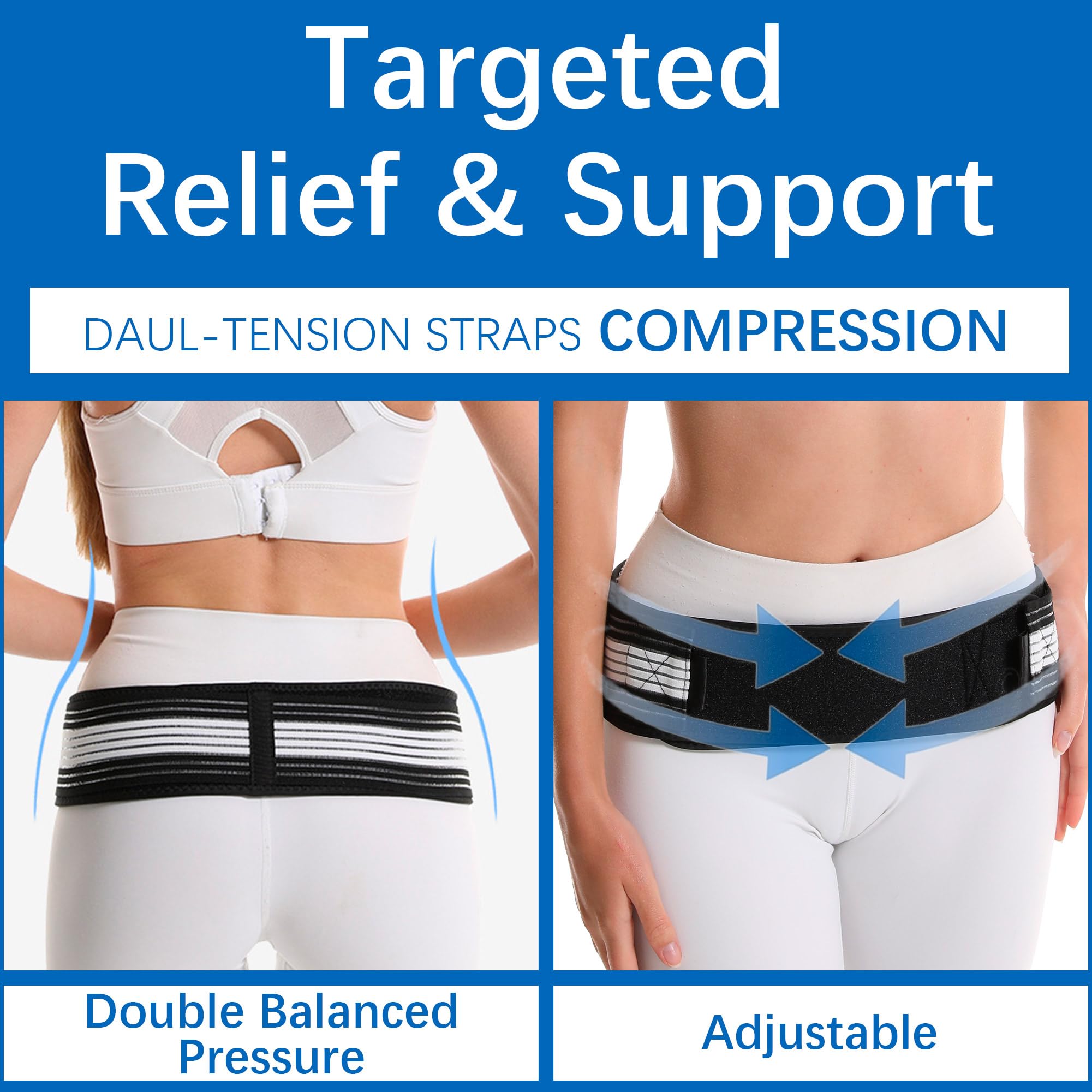 Snapklik.com : Sacroiliac Hip Belt For Women & Men Sacroiliac SI Joint ...