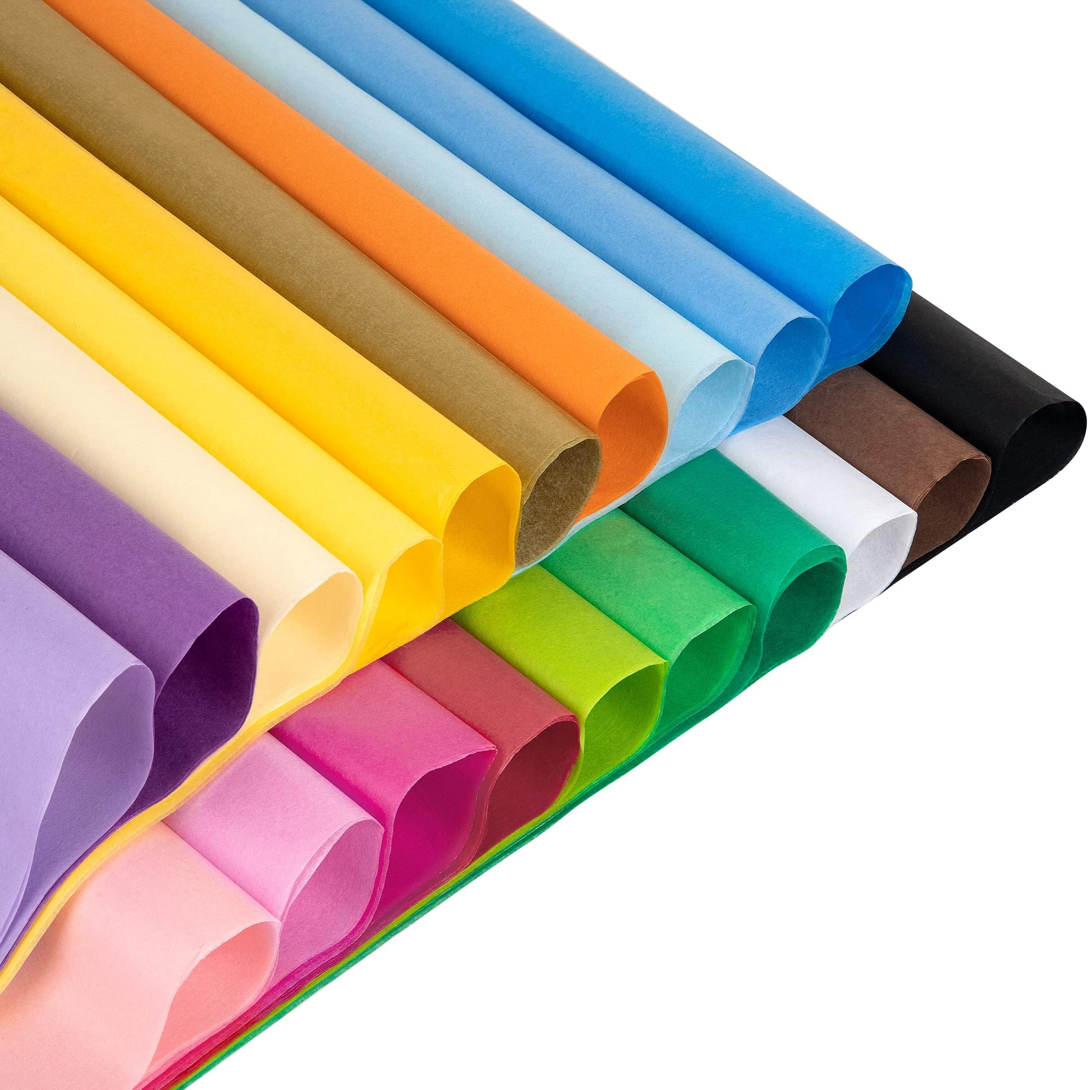 100 x Multi Coloured Tissue Paper/Gift Wrap/Wrapping Paper Sheets (20 ...