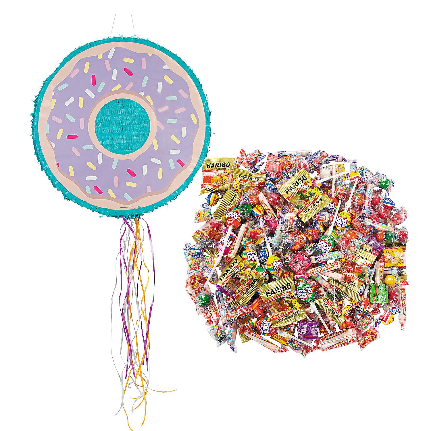 Amazon.com: Donut Pull-String Piñata Kit – 207 Pieces : Toys & Games