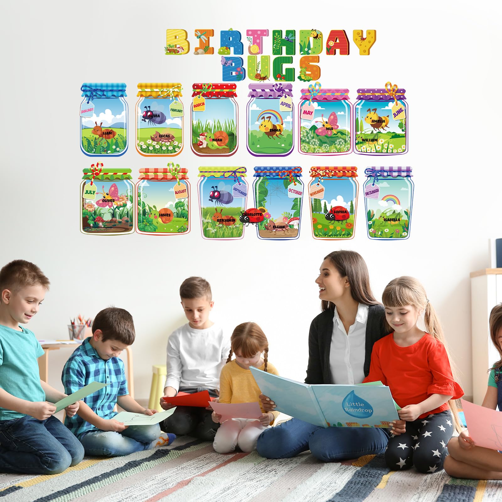 Snapklik.com : Bugs Birthday Bulletin Board Decorations Set For ...