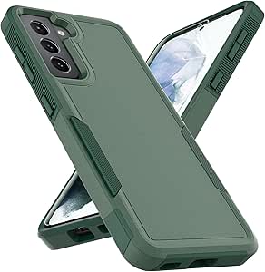 Amazon.com: for Samsung Galaxy S21 Case: Dual Layer Protective Heavy Duty Cell Phone Cover ...