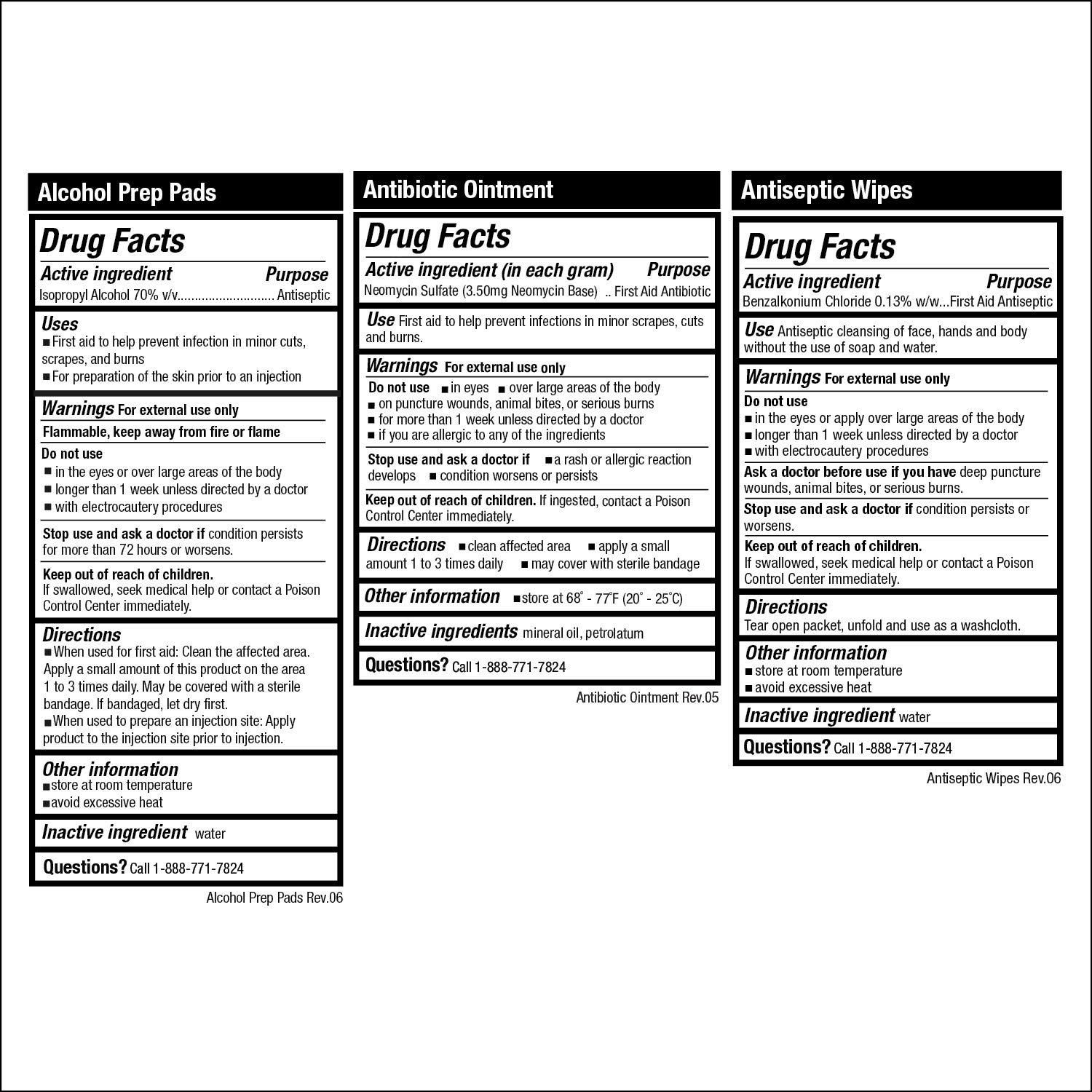 Buy Be Smart Get Prepared 110 Piece First Aid Kit: Clean, Treat ...