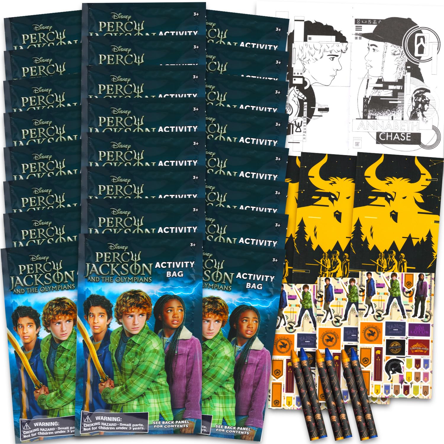 Amazon.com: Disney Percy Jackson Birthday Party Favors Set - Bundle ...