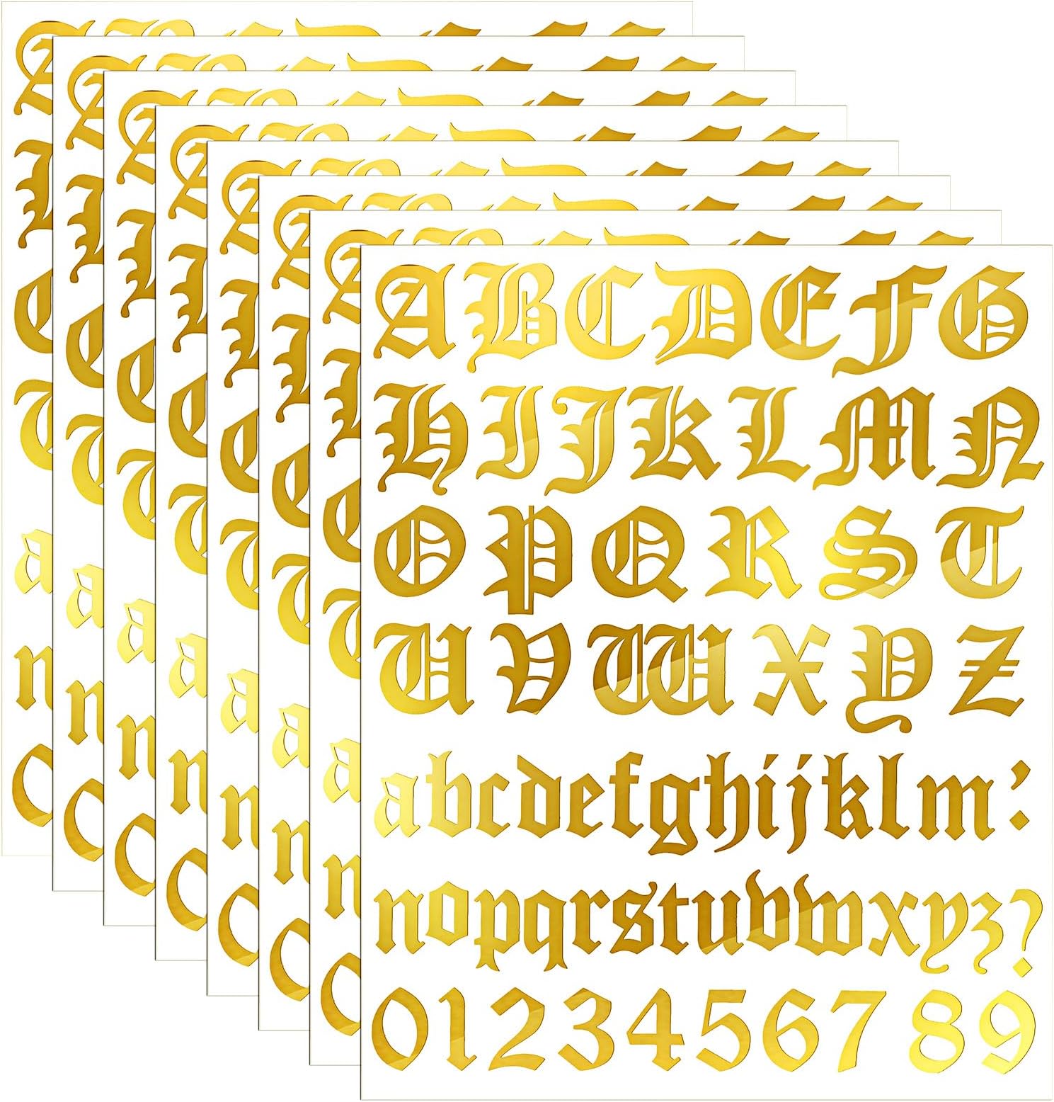 Amazon.com: Set of 8 Self Adhesive Vinyl Letter Number Mailbox Number ...