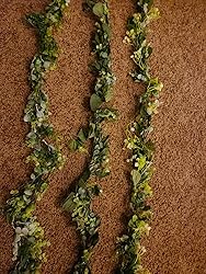Amazon.com: Jutom 3 Pcs Faux Eucalyptus Garland 5.84ft Artificial Greenery Garland Bulk Silk ...