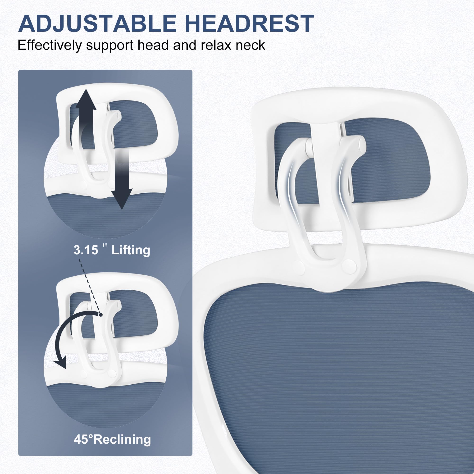 Snapklik.com : Misolant Ergonomic Office Chair, Desk Chair