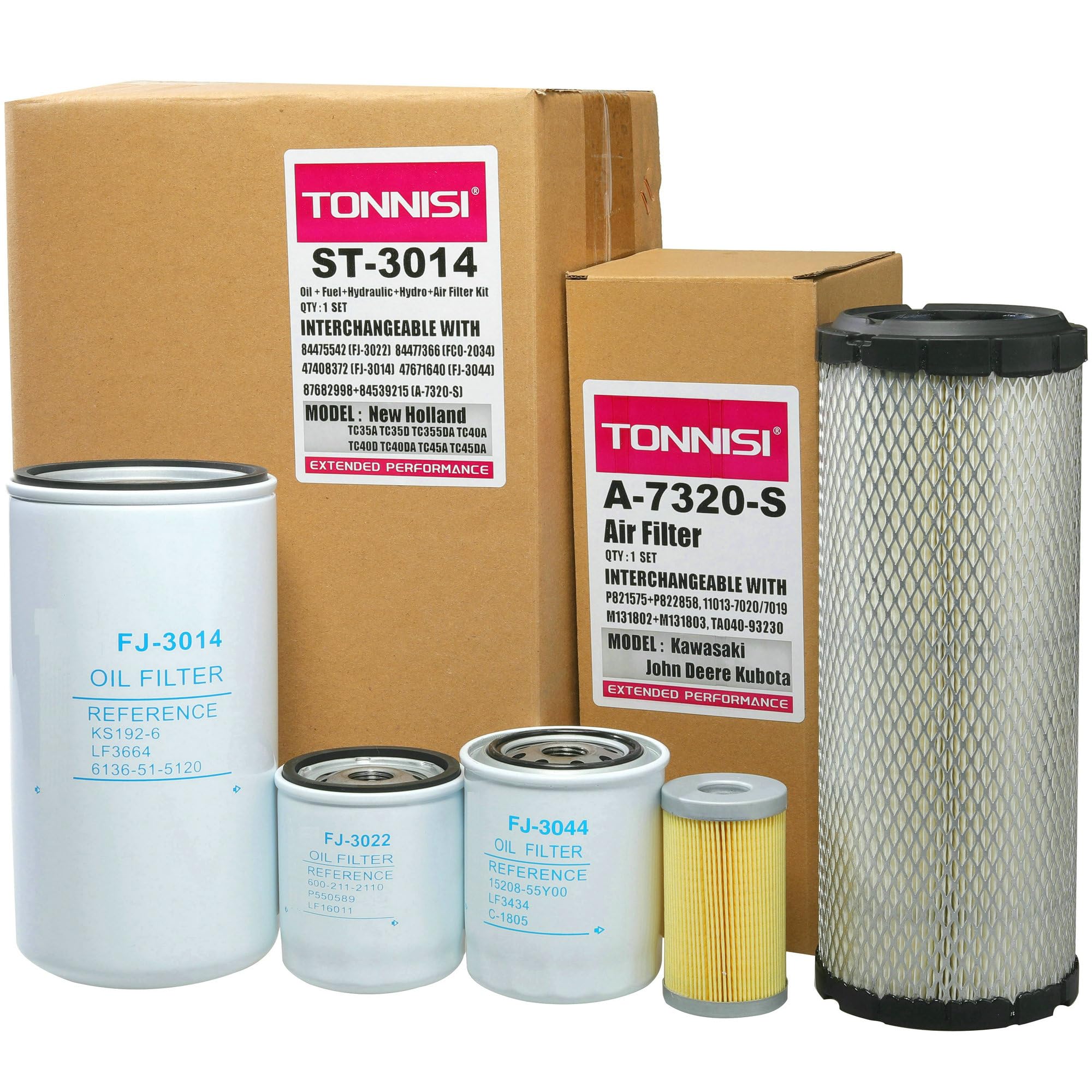 Amazon.com: TONNISI Filter Kit Fits New Holland TC35A TC35D TC35DA ...