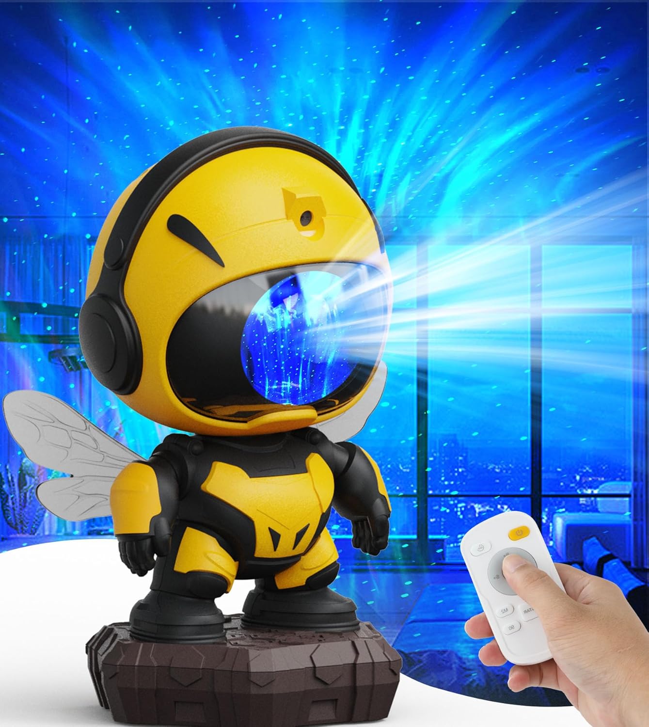ZGANVA Astronaut Galaxy Projector,Astronaut Star Bee Projector,Nebula ...