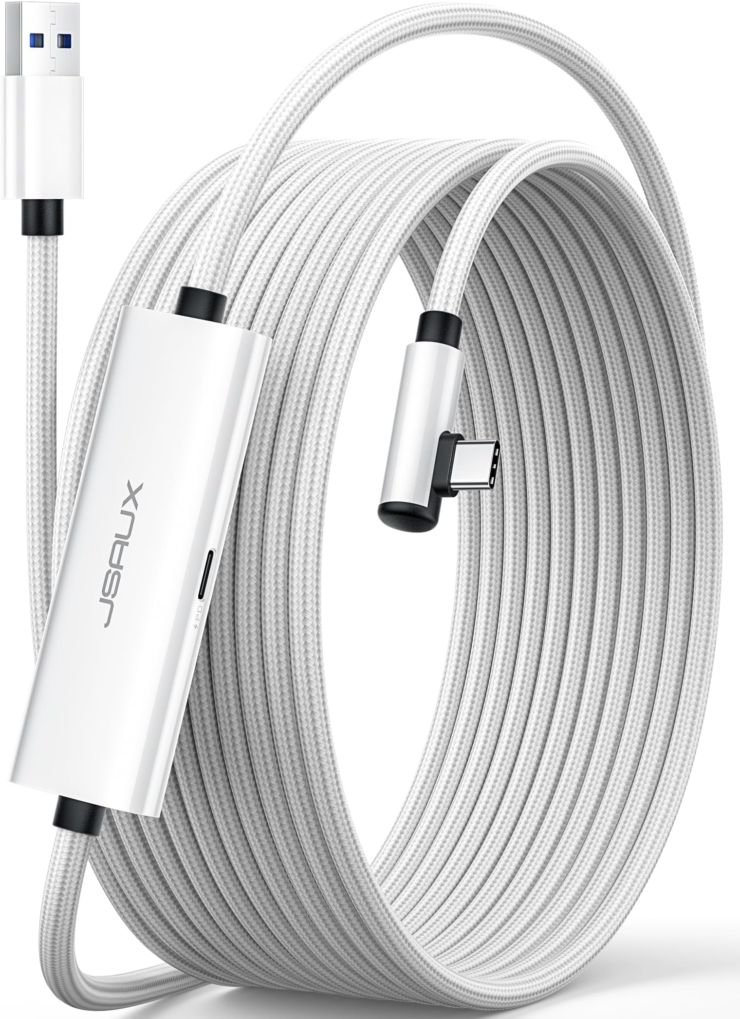 JSAUX Link Cable with 18W Charging 5M, Compatible with Oculus Meta ...