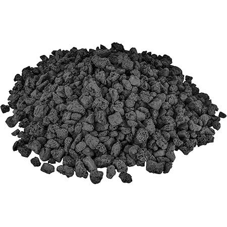 Amazon.com: Mr. Fireglass 10 Pounds Lava Rocks Black Natural Stone ...