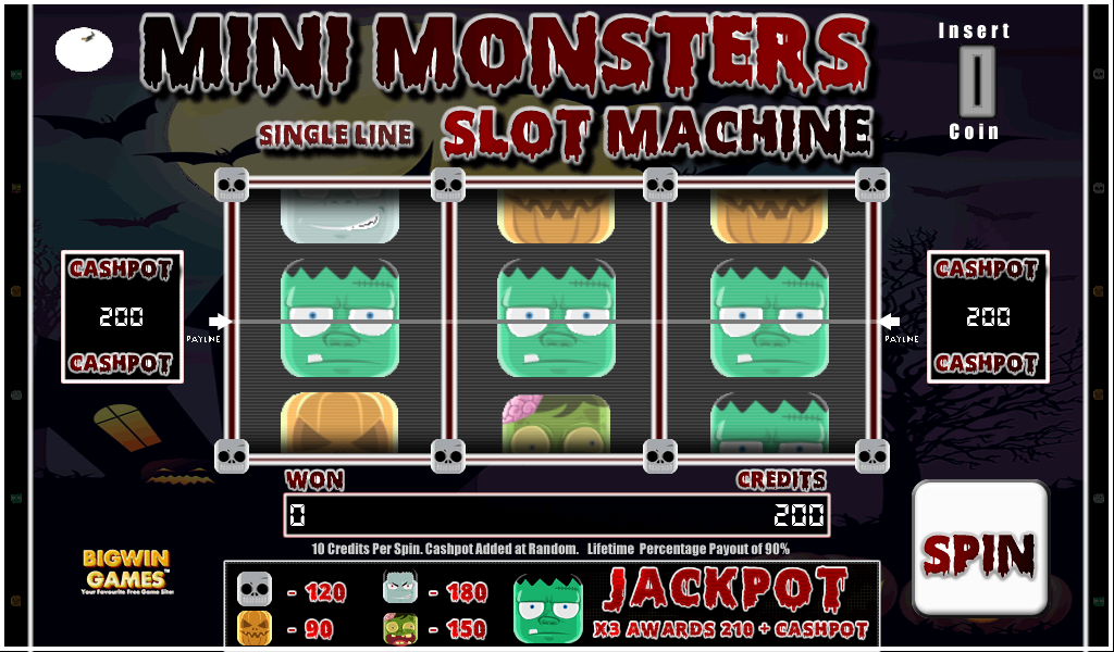 Mini Monsters HD Slot Machine - App on Amazon Appstore