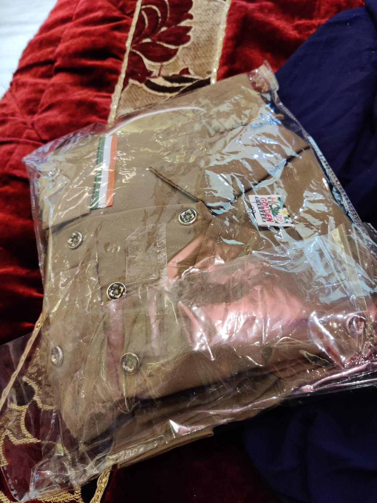 Buy Chandrika Cotton Blend Kids Police Army Military Ips Costume Dress ...