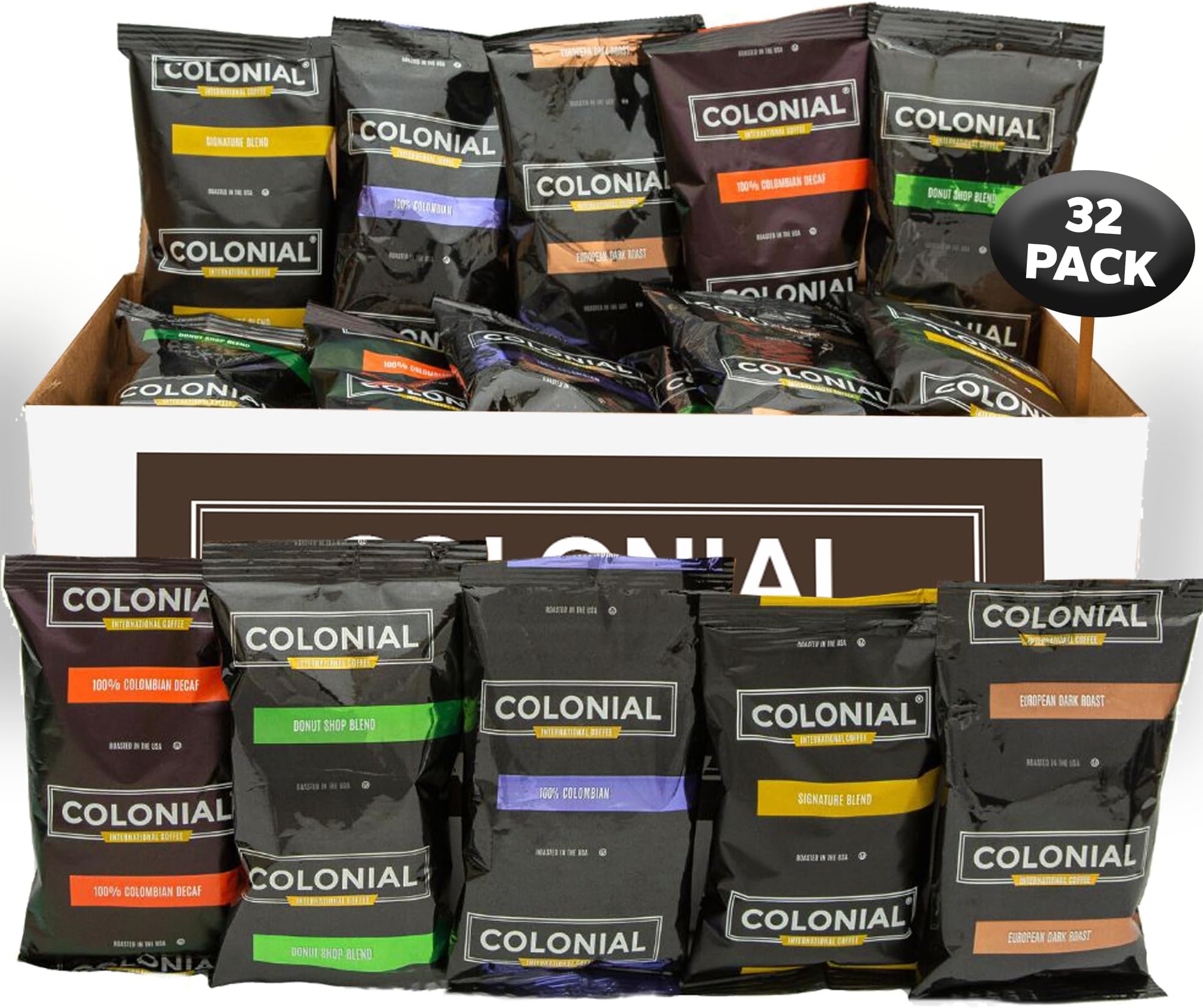 Amazon.com: Coffee Sampler Gift Set - (8x2.5oz) TRIONI Ground Coffee ...