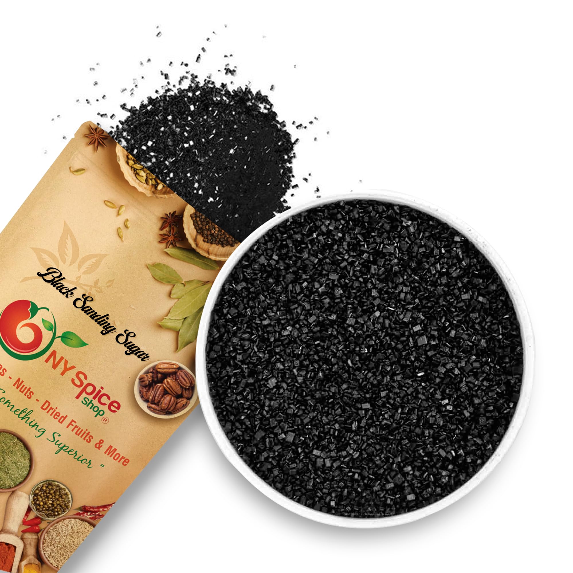 Azúcar Negro Para Lijar Espolvoreas De Azúcar Comestibles Azules