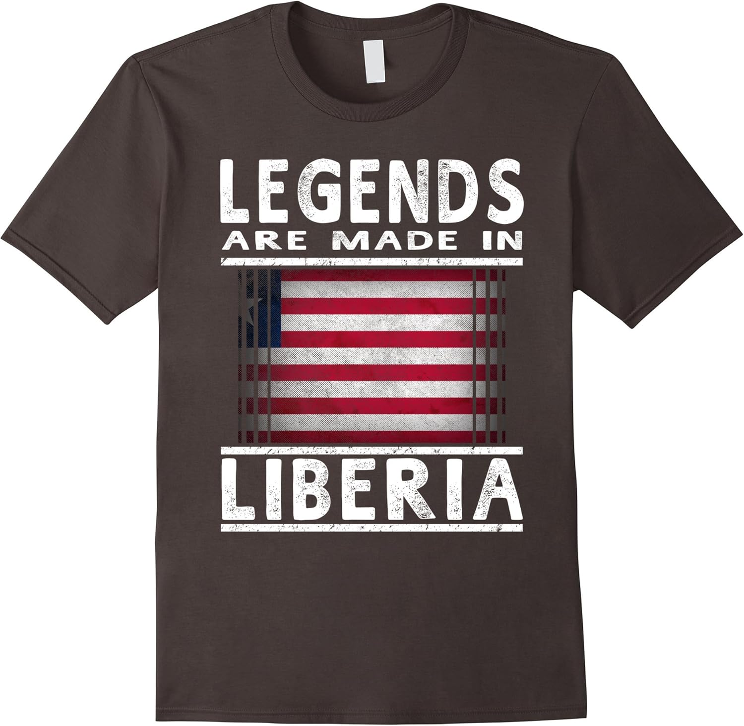 Amazon.com: Liberian Legends T Shirt: Liberia Flag : Clothing, Shoes ...