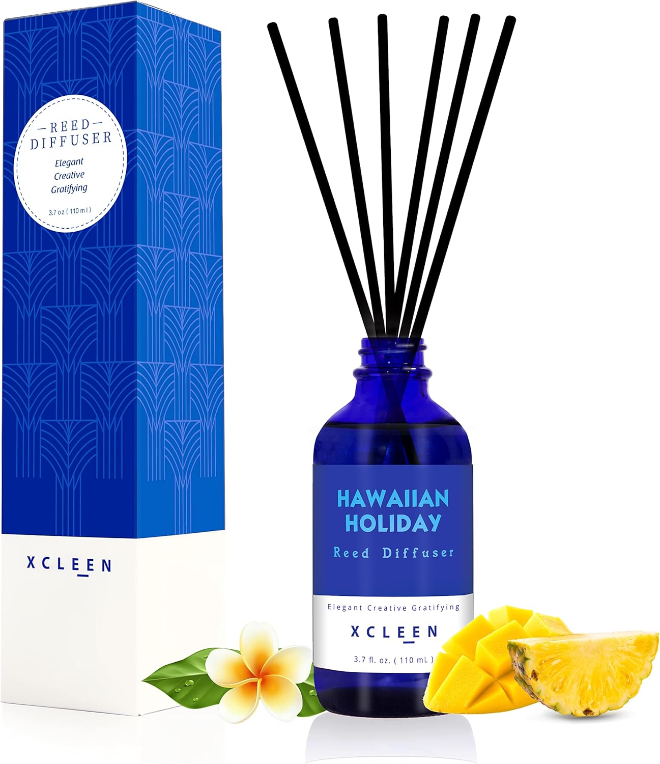 Amazon.com: Reed Diffuser Set for Home| 3.7 Oz(110ml) Hawaiian Holiday ...