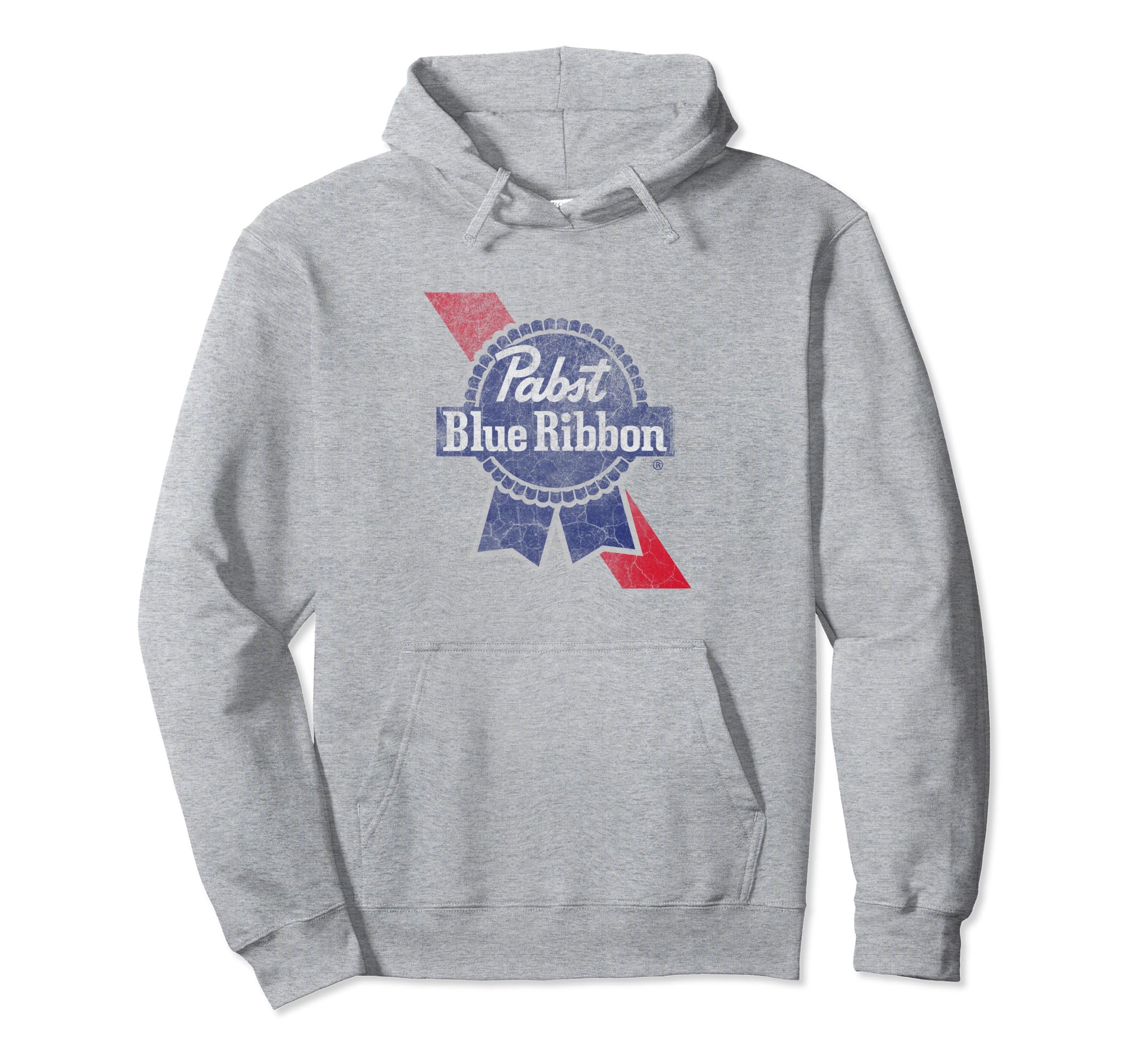 Amazon.com: Pabst Blue Ribbon Vintage Sash Pullover Hoodie : Clothing ...
