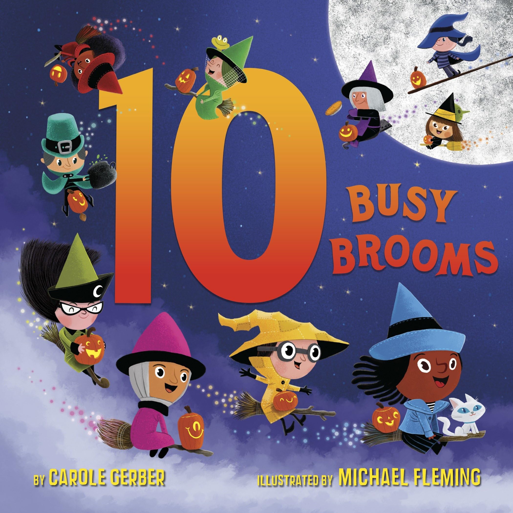 Amazon.com: 10 Busy Brooms: 9781524768997: Gerber, Carole, Fleming ...