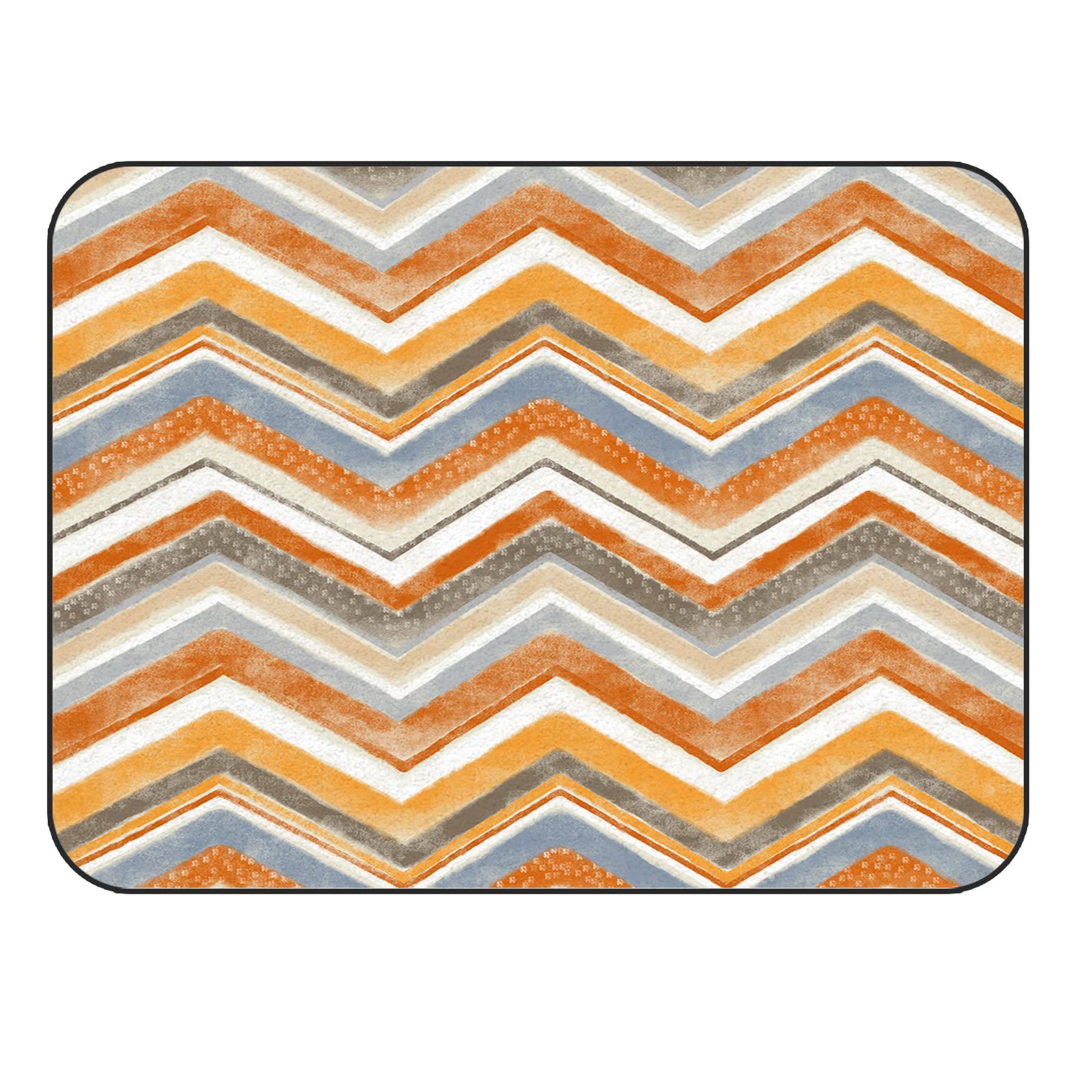 Orange Chevron Carpets