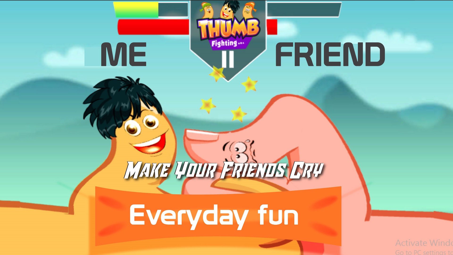 Thumb fighting – Double Player (Thumb vs Thumb) fight and finger smash ...