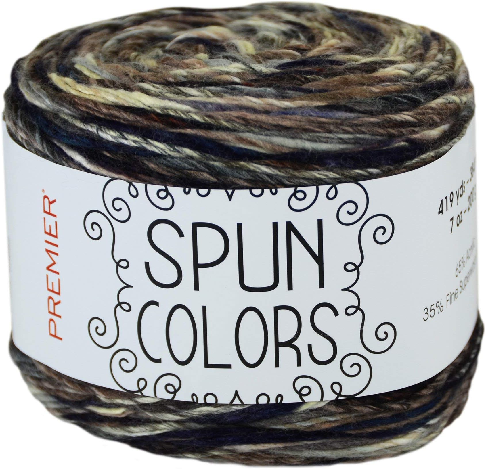 Amazon.com: Premier Spun Colors - Merino Superwash Blend, Worsted ...