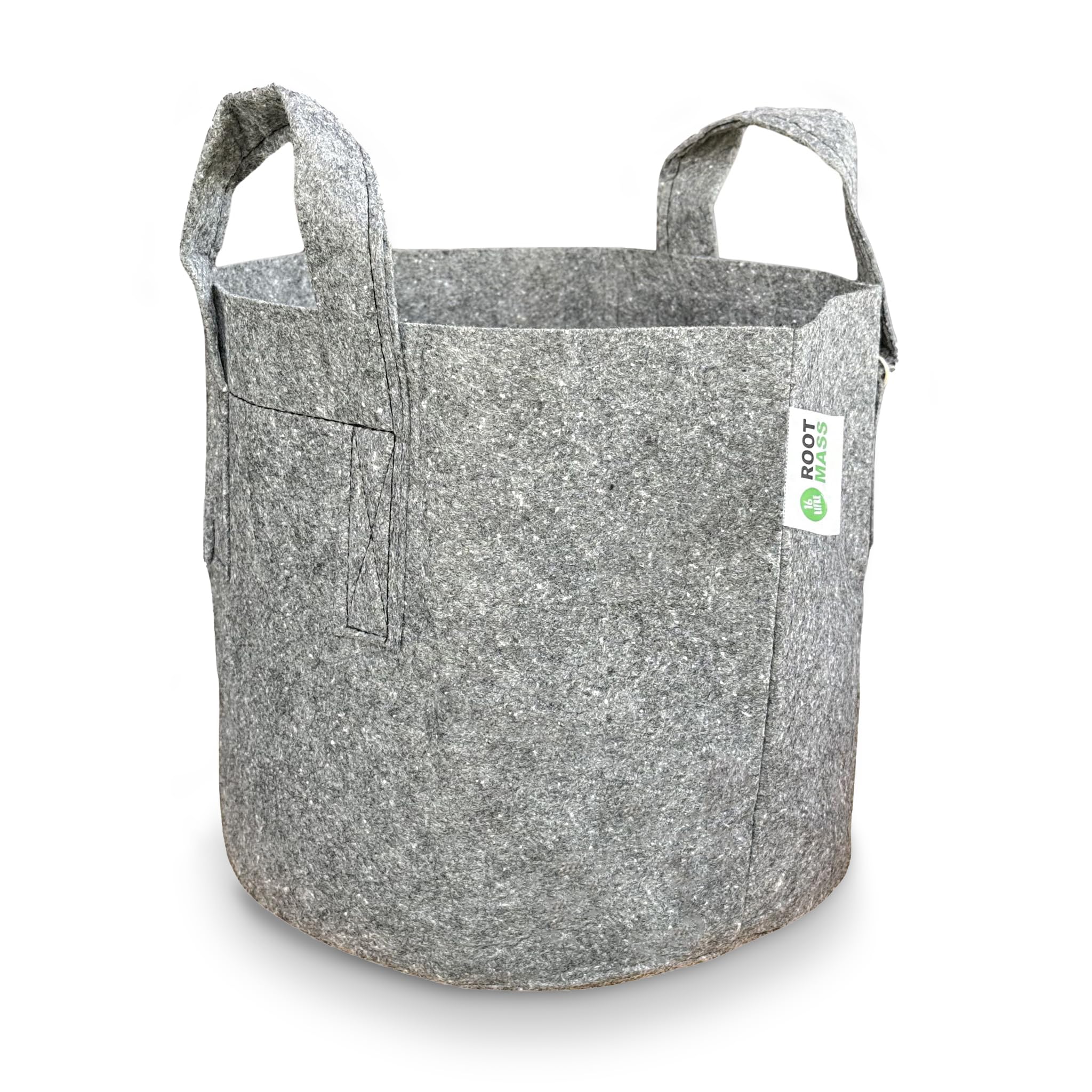 Growcery 5 Pack Fabric Plant Growing Bags, 8L, 12L, 16L, 20L Nonwoven Fabric Breathable Grow ...