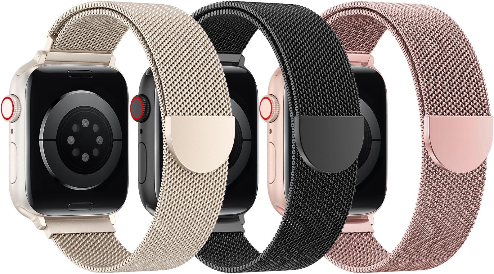 Amazon.com: Original Milanese Loop Band Compatible with Apple Watch ...
