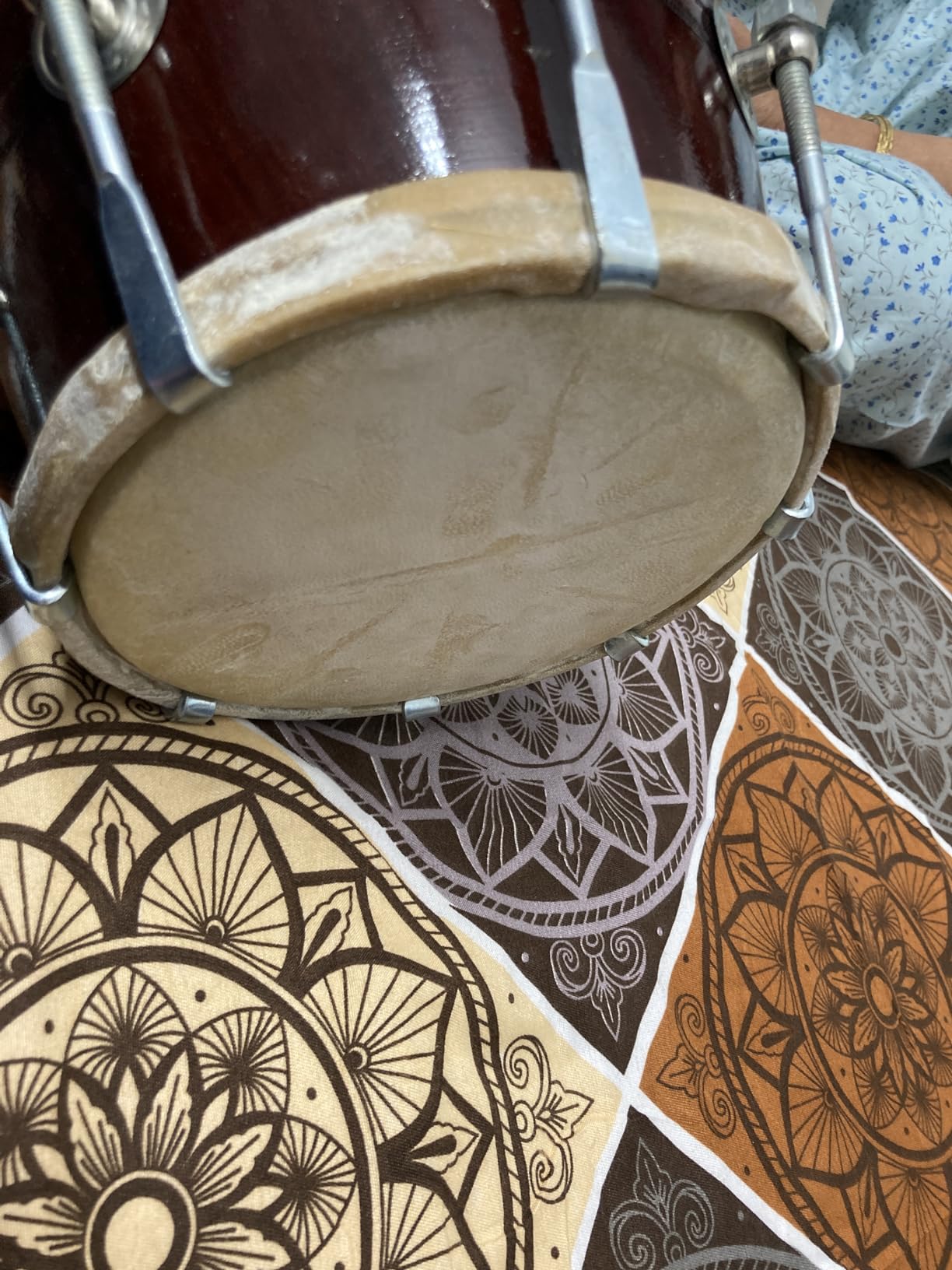 AMRO Handmade Wood Dholak Indian Musical Instrument Drum Nuts & Bolt ...