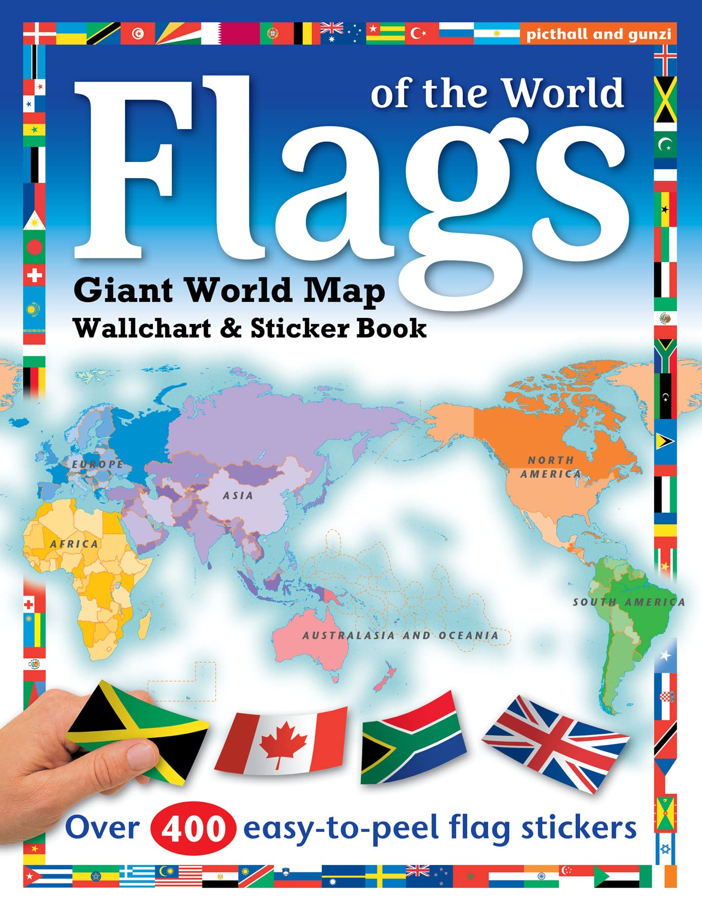 Snapklik.com : Flags Of The World: Giant Wall Chart And Sticker Book