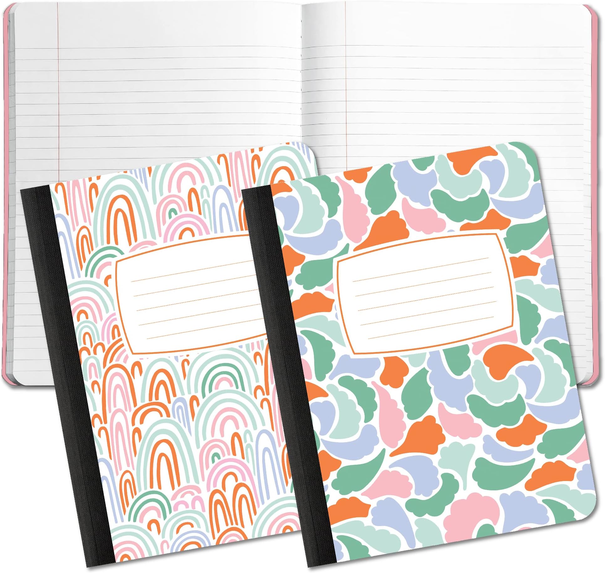 Amazon.com : Studio Oh! Composition Notebook Duo 2 Pack, 7.5" x 9.75 ...