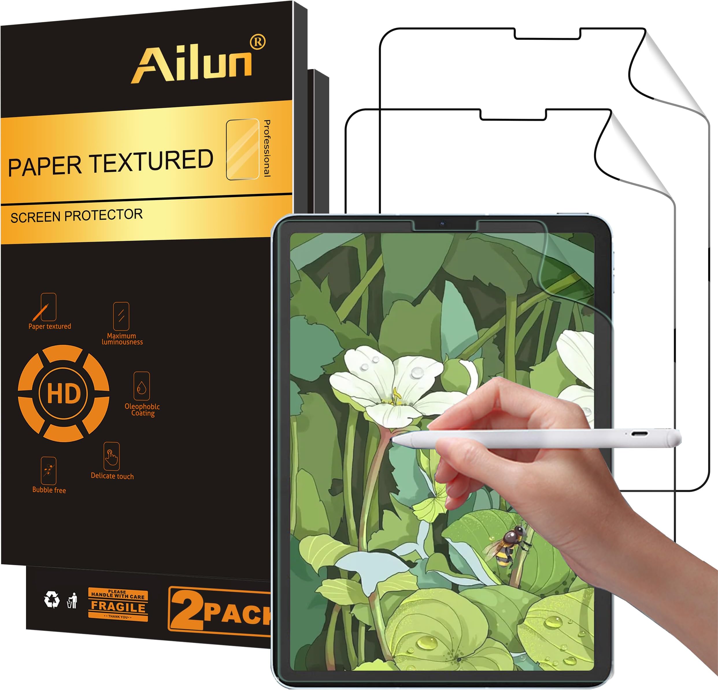 Amazon.com: Ailun Paper Textured Screen Protector for iPad Pro 12.9 ...