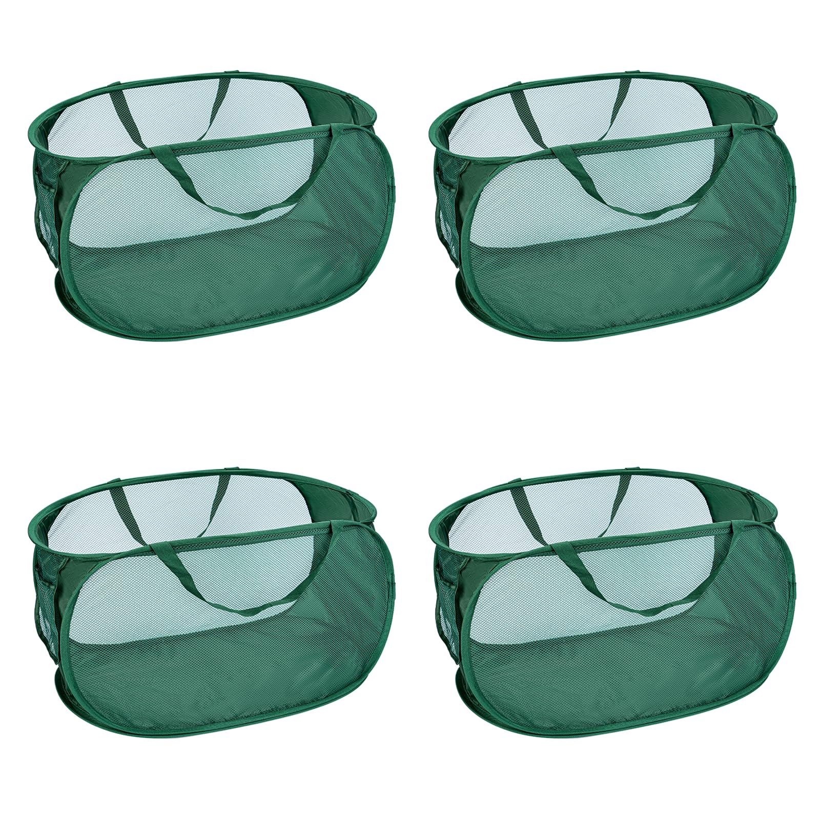 Amazon.com: LATERONON 4 Pcs Mesh Popup Laundry Hamper, Opening Laundry ...