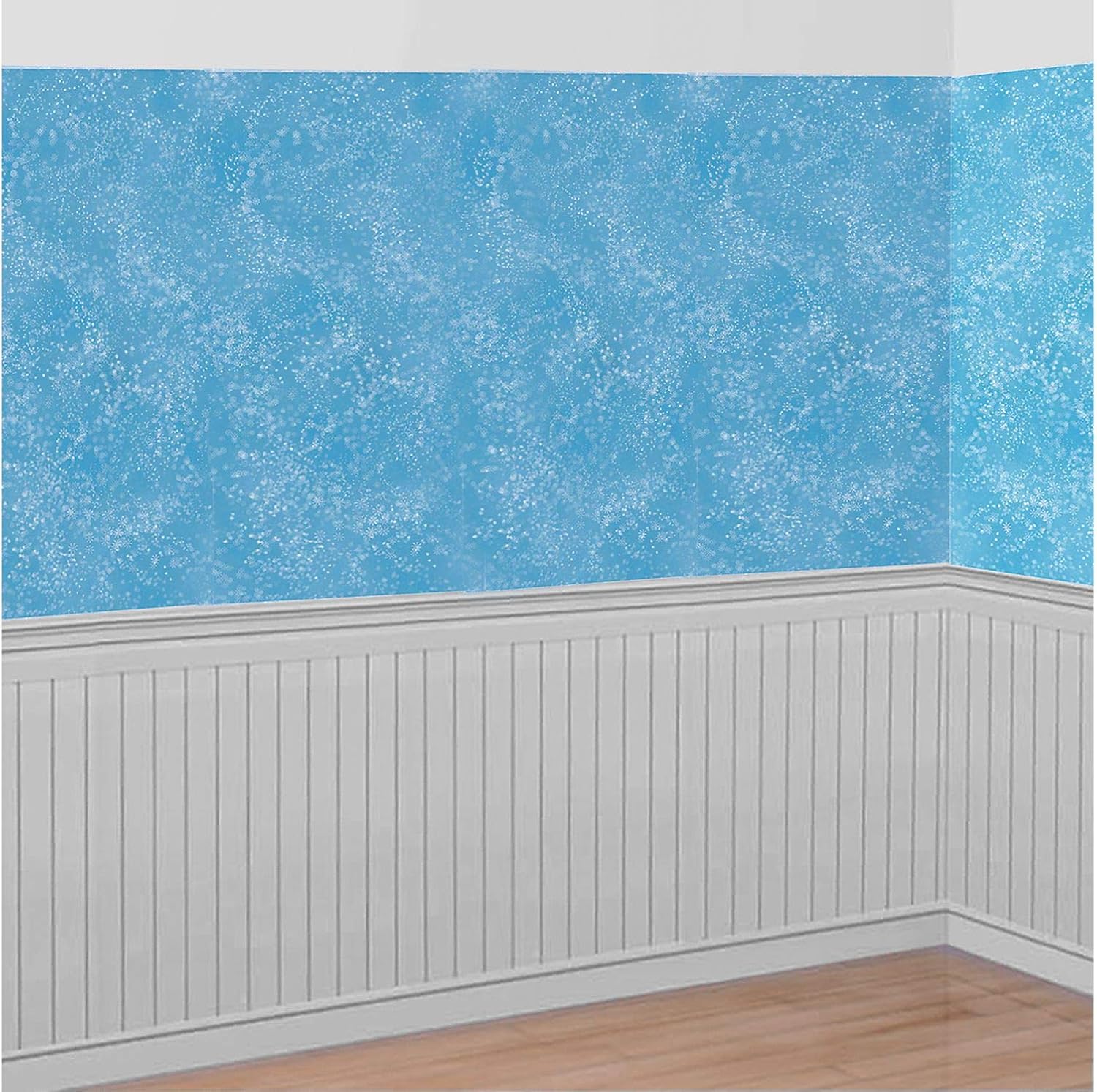 amscan Light Snowfall Room Scene Setter-1 Roll : Amazon.co.uk: Toys & Games