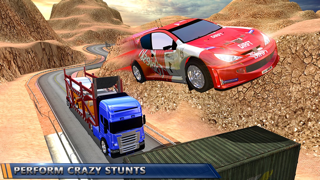 Transport Racing Cars Trailer Truck Simulator 3D: : Extreme Super ...