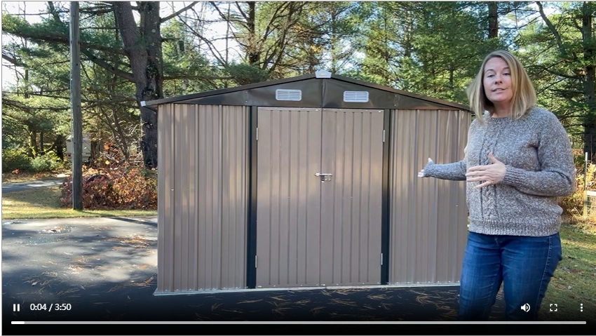 Watch 10 x 12 Storage Shed King-Size on Amazon Live