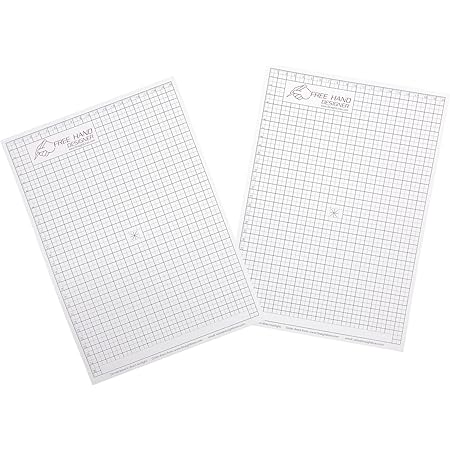 2 x A4 Grid Type 'Freehand Designer' Sheets. Draw Perfect Straight ...