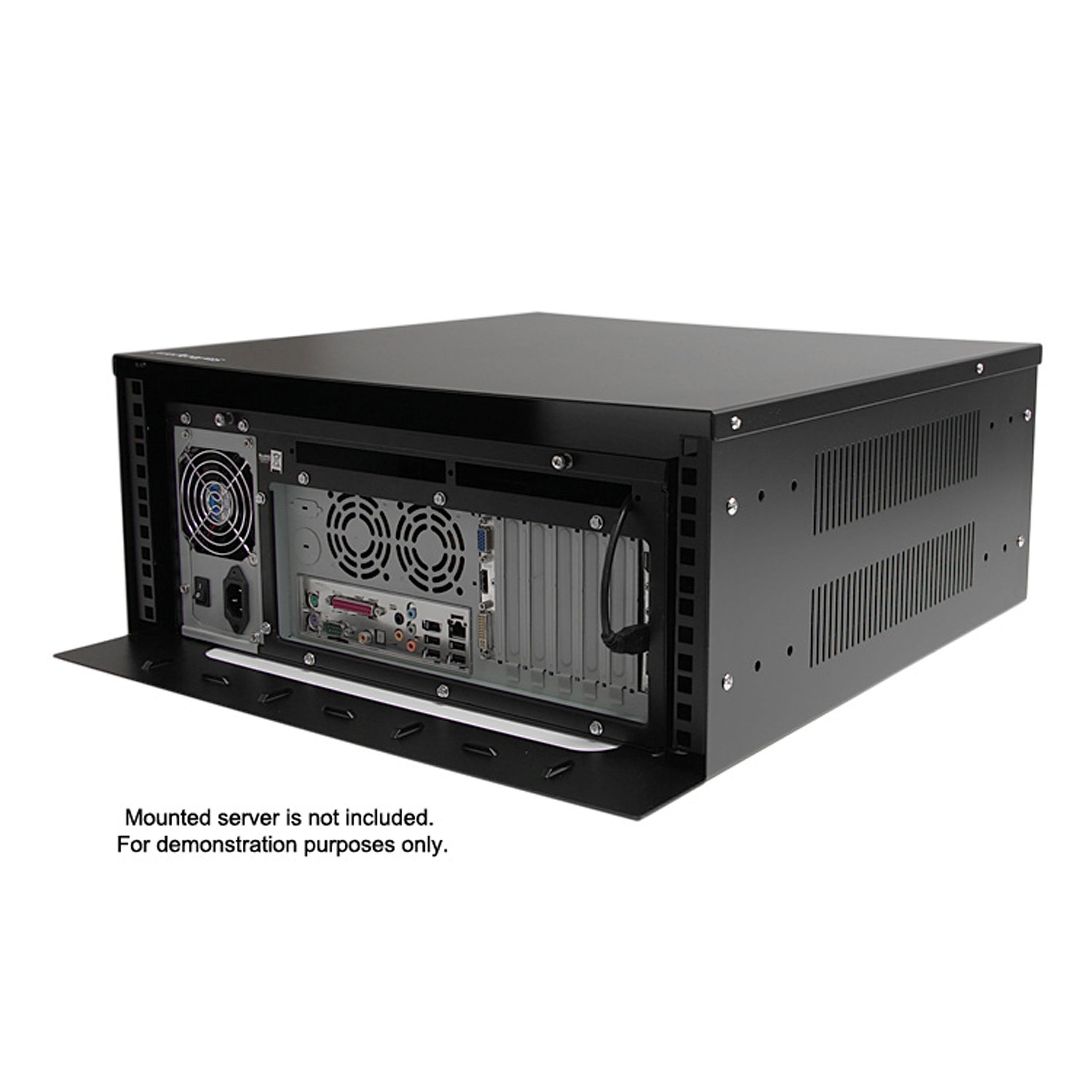StarTech.com 4U Vertical Wall-Mount Server Rack Enclosure - 18.9in deep ...