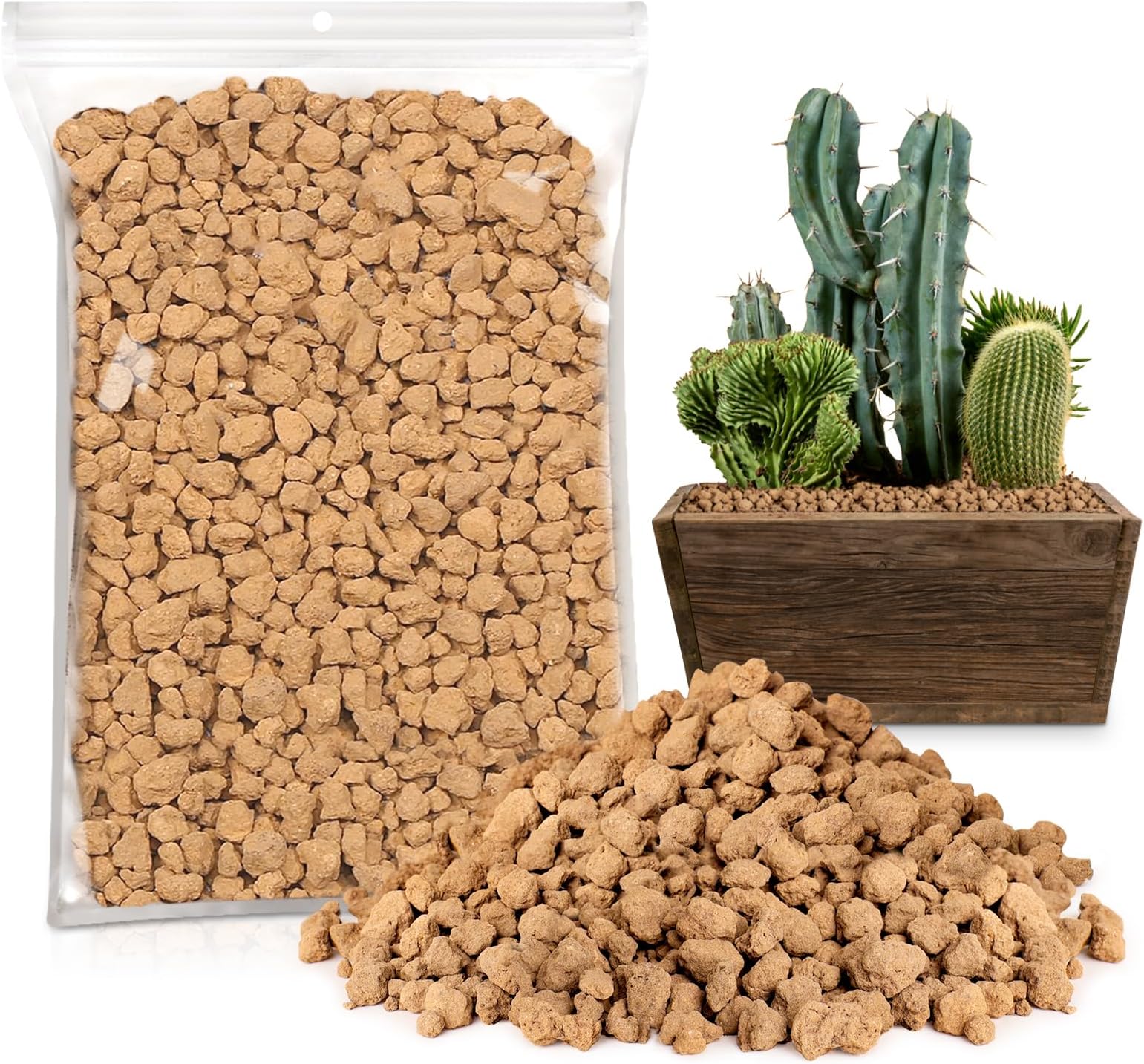 Amazon.com : Jowlawn 2.7lb Akadama Bonsai Soil Potting Soil for ...