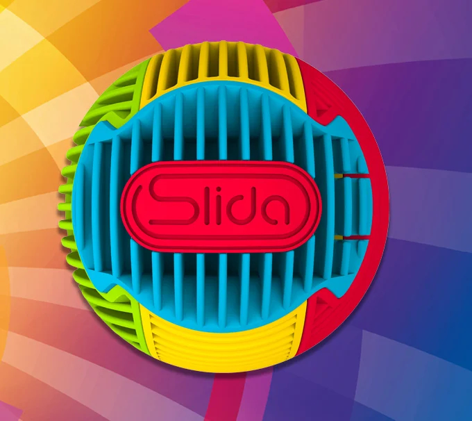 Slida Classic Single Multicoloured Ball Gumball Classic Gumball