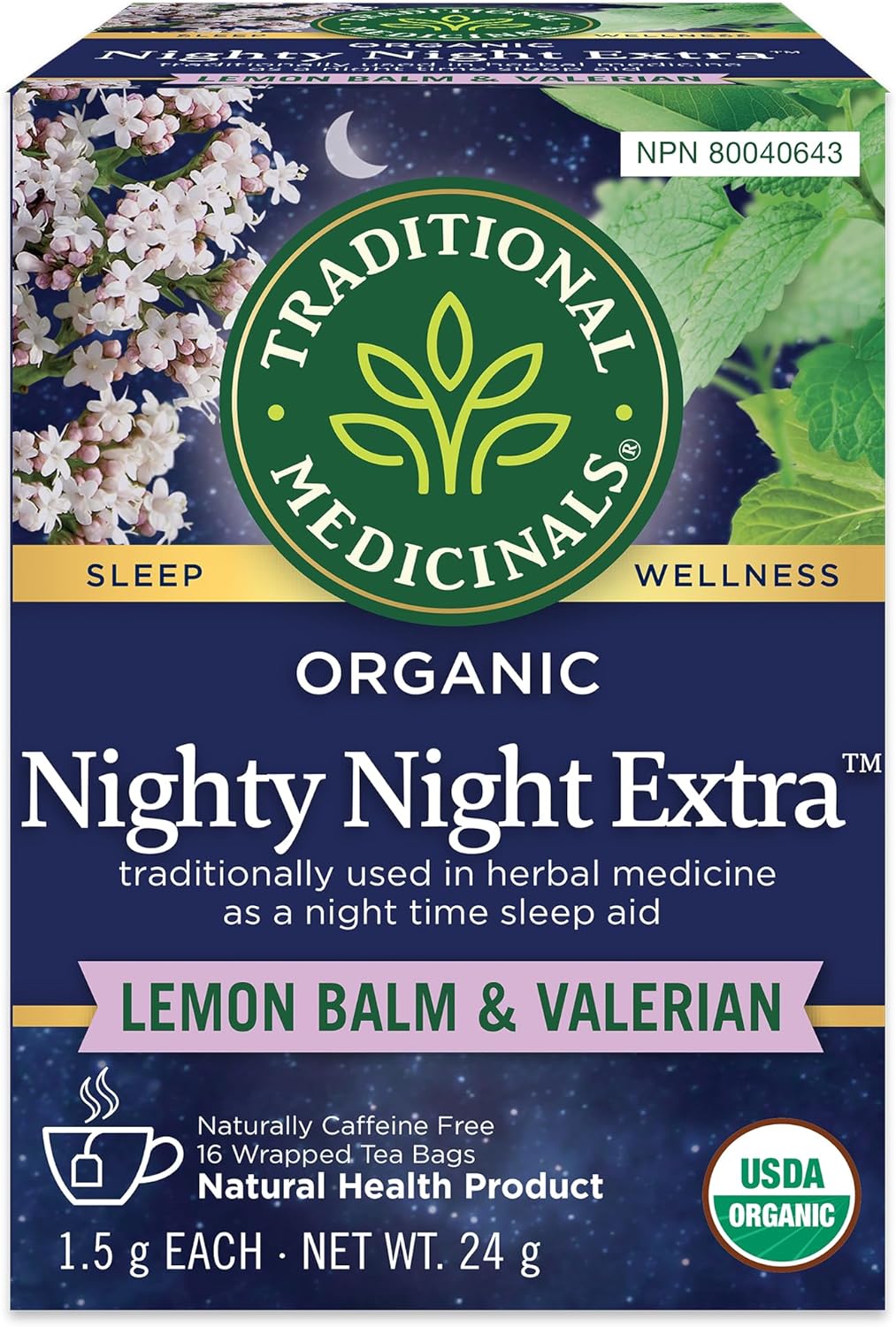 Traditional Medicinals Organic Nighty Night Extra Sleep Aid Tea