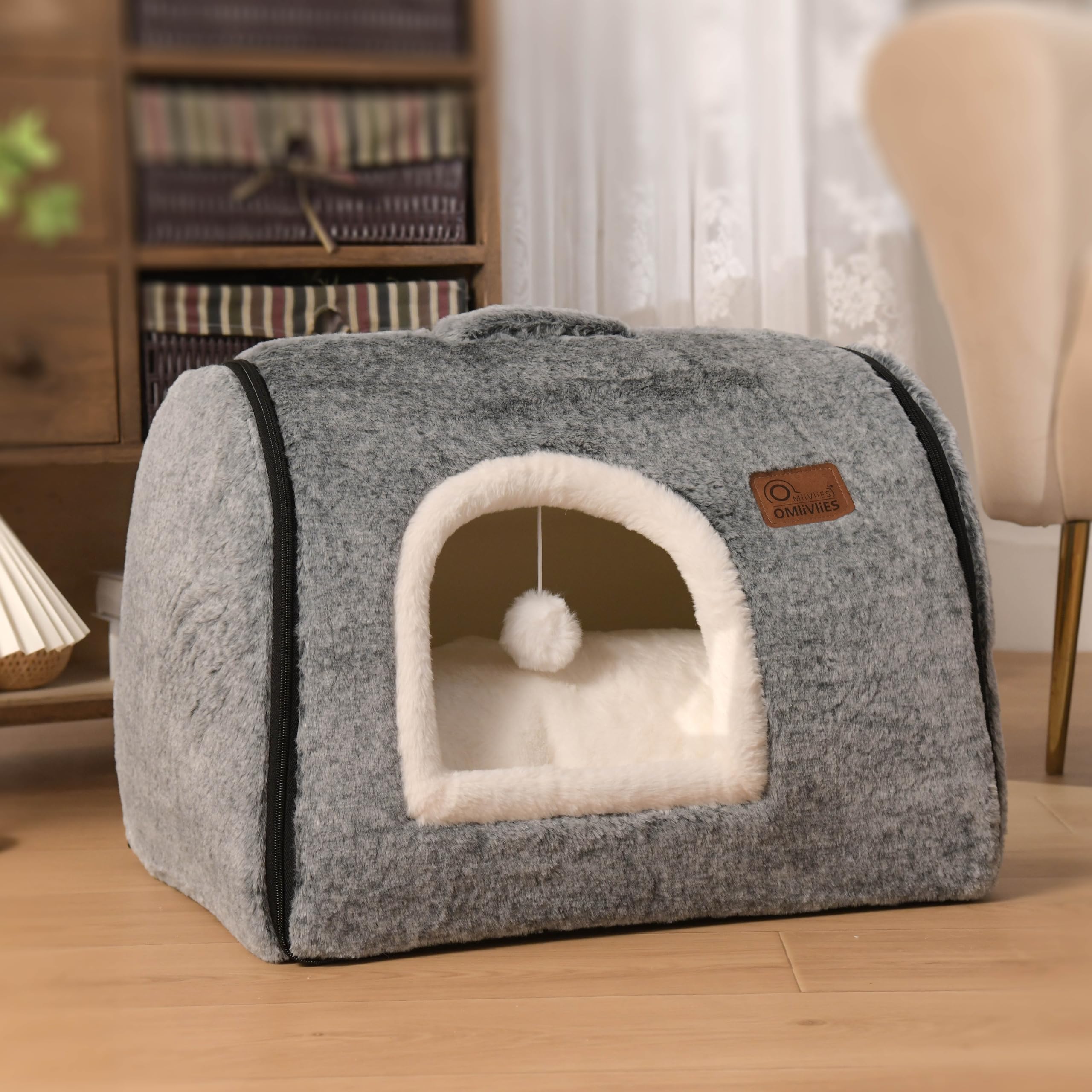 Amazon.com : cat Bed cave-cat beds for Indoor Cats,Soft and Comfortable ...
