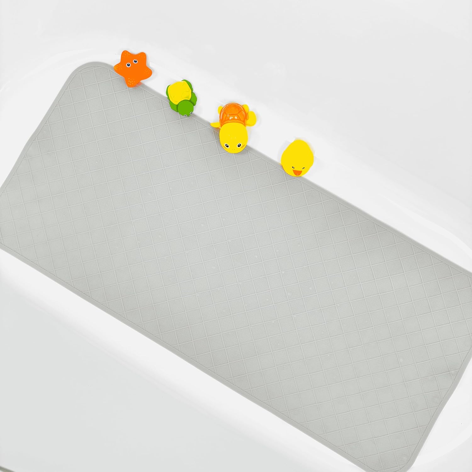 Amazon.com: Kids Bathtub Mat Non-Slip | Fun Cartoons Design | Slip ...
