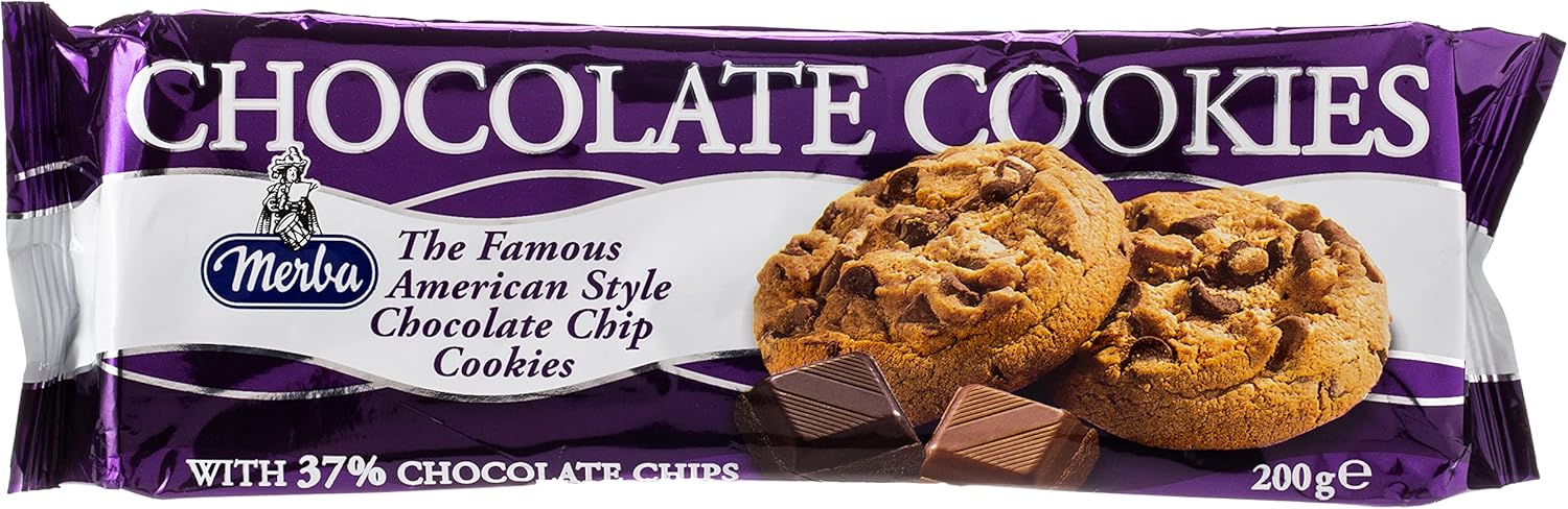 Merba Chocolate Cookies 37% Dark 200G, Brown : Amazon.ae: Grocery