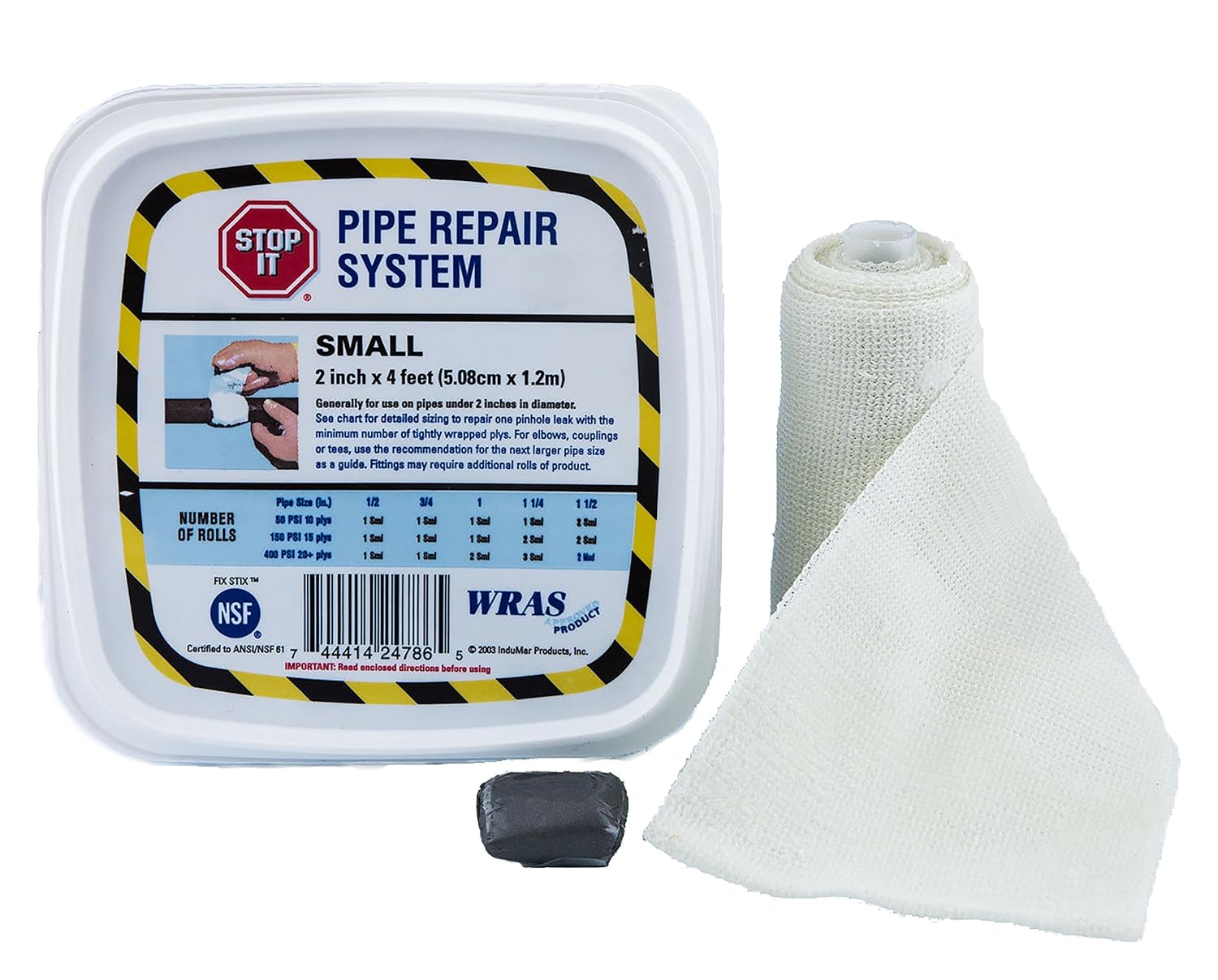 Stop It Pipe Repair System, 2" x 4' : Amazon.in: Home Improvement