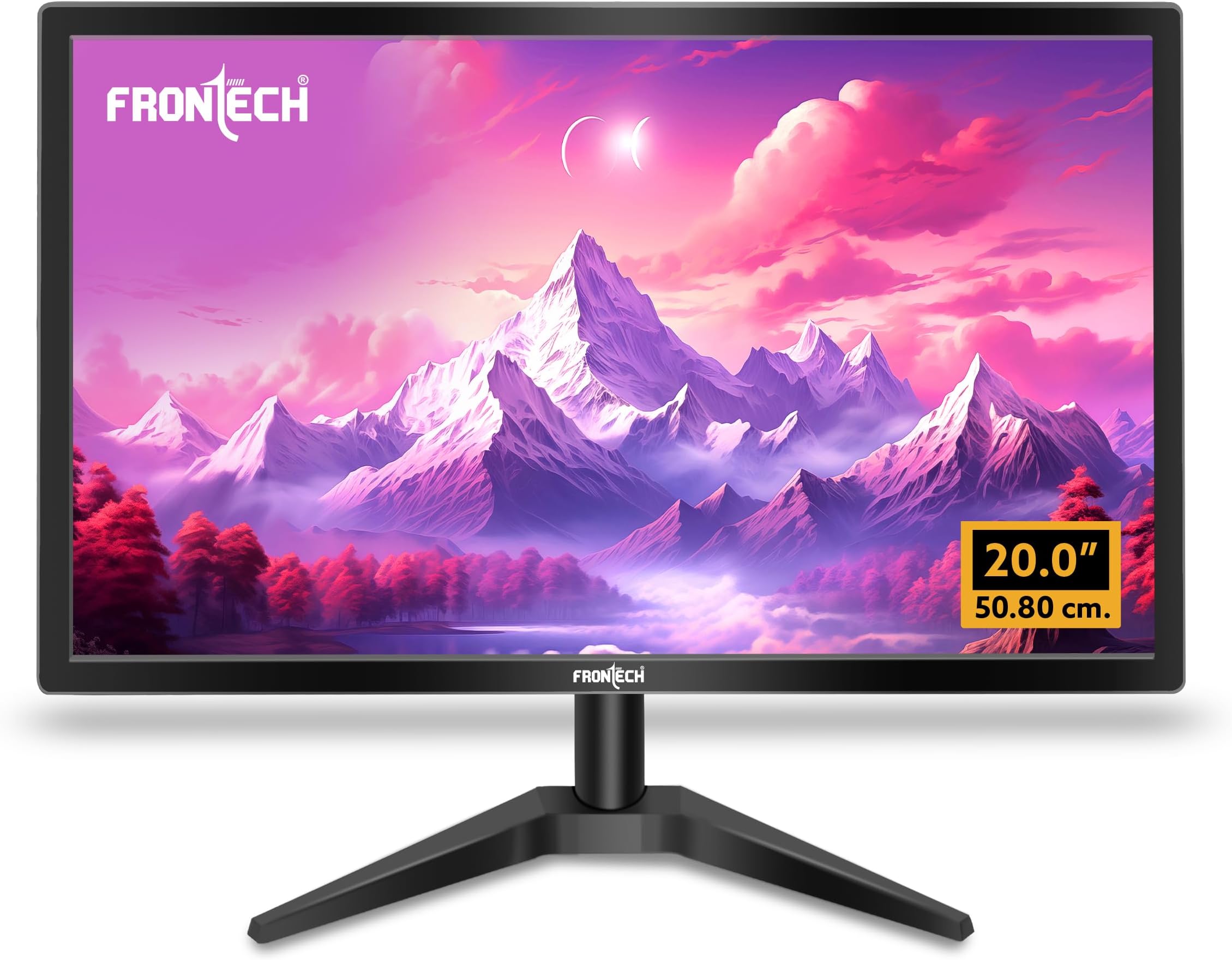 FRONTECH 20 Inch HD LED Monitor | Refresh Rate 60 Hz, 1600 x 900 Pixels ...