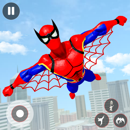 Flying Robot Hero Game: Robot Games, Spider Rope Hero: Spider Fighter ...