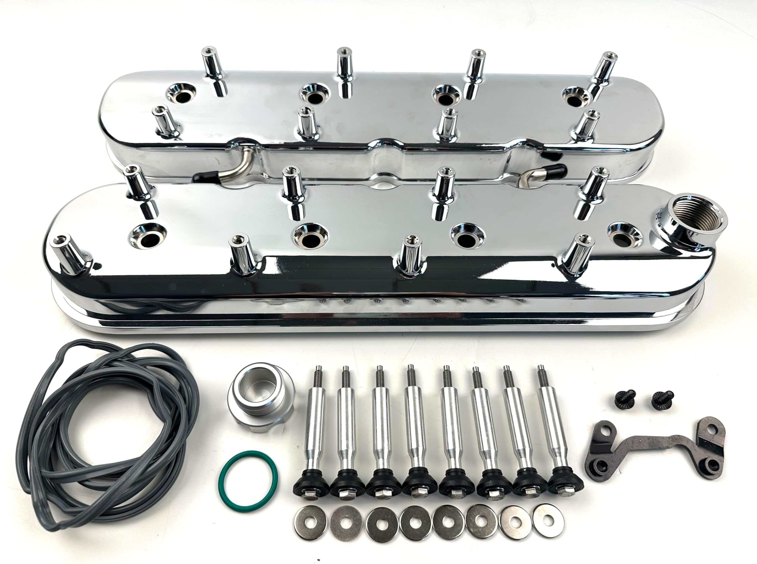 Amazon.com: LS Cast Aluminum Tall Valve Covers for LS1 LS2 LS3 LS6 5.3 ...