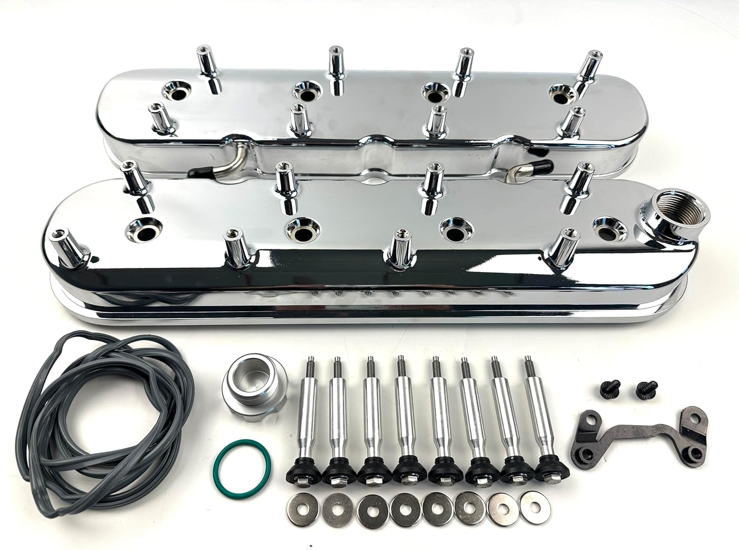 Amazon.com: LS Cast Aluminum Tall Valve Covers for LS1 LS2 LS3 LS6 5.3 ...